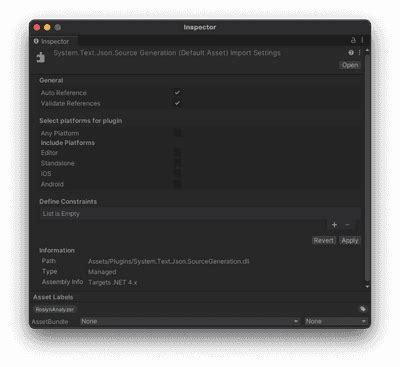 System Text Jsonのソース生成をUnityで試す Yucchiy s Note