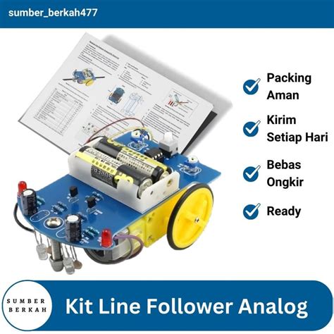 Jual DIY Kit Robot Line Follower Analog Shopee Indonesia