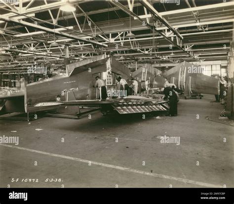 Curtiss Hawk 75 Production At The Curtiss Wright Buffalo Works 3 May