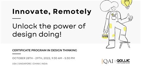 Certificate Program In Design Thinking Workshop