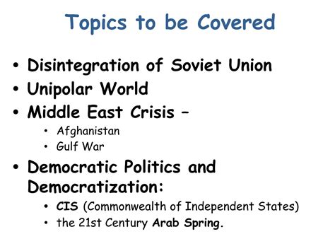 Solution The End Of Bipolarity Notes Studypool