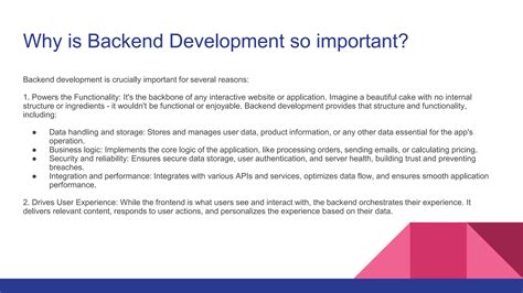 introduction to backend development 1 pptx