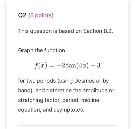 This Question Is Based On Section 82 Graph The