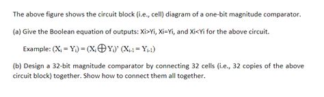 solved q3 one bit designthe above figure shows the circuit