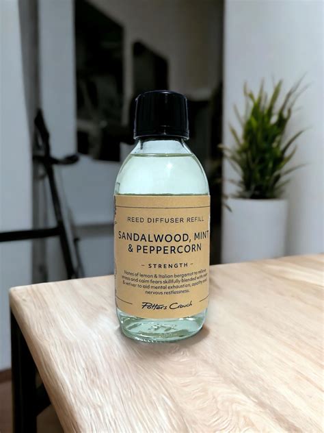 Strength Wellness Diffuser Refill With Sandalwood Mint And Peppercorn