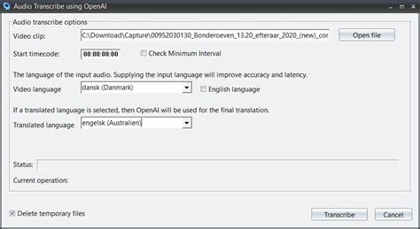 sub machine tools audio transcribe titlevision