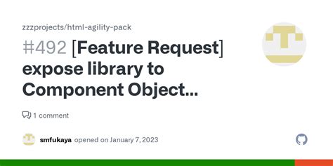 Feature Request Expose Library To Component Object Model