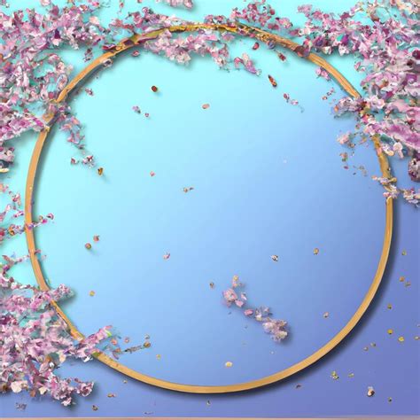 Premium Photo Beautiful Sakura Frame