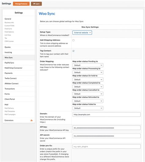 Getting Your Woocommerce Api Key And Secret Jetpack Crm