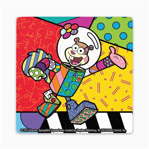 Bob Léponge Set De 4 Sous Verres Britto Bob Léponge Sandy Plankton Gary Paramount Shop