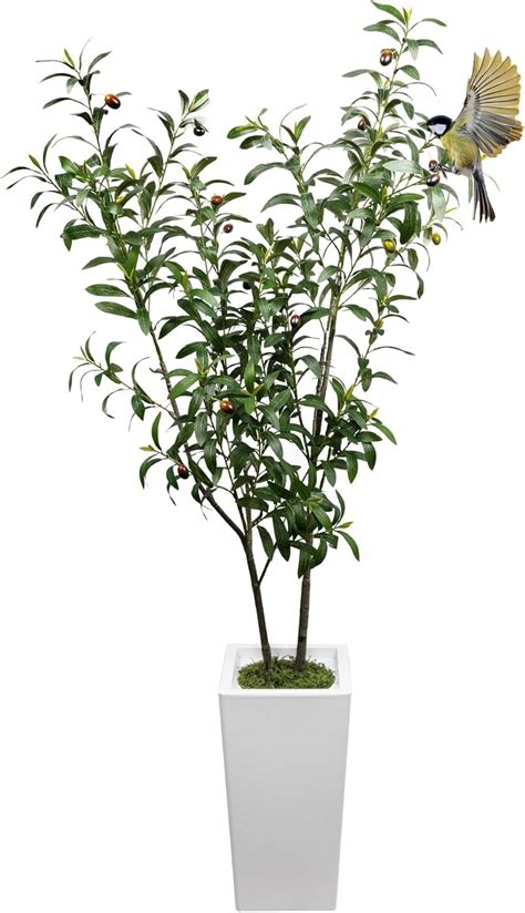 Artificial Olive Tree 5ft60inch Realistic Faux Olive Tree With Branch