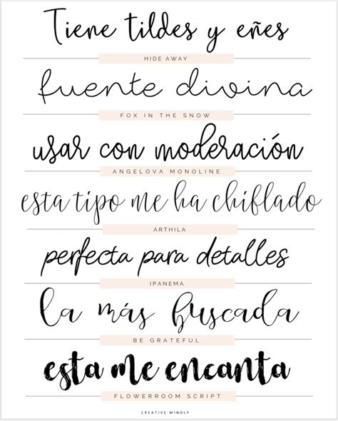 Mis Últimas TipografÍas Favoritas Creative Mindly Letras Bonitas