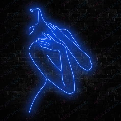 Female Body Neon Sign Woman Lady Neon Sign Neongrand Neon Art Neon