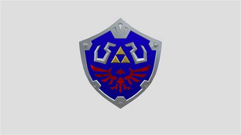 Hylian Shield 3d Model By Girlpog [d25cafa] Sketchfab
