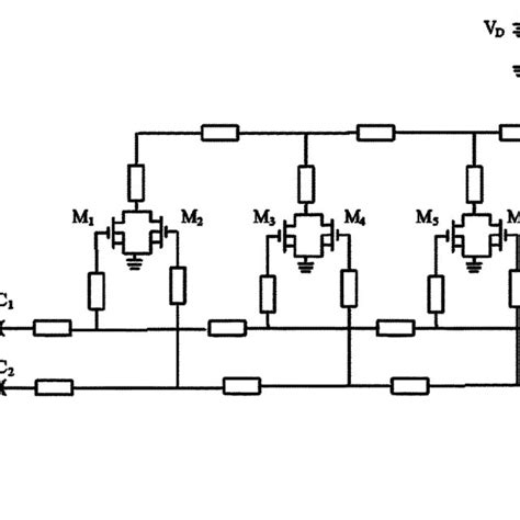 Circuit Schematic Of The Distributed Sub Harmonic Mixer With A Rat Race