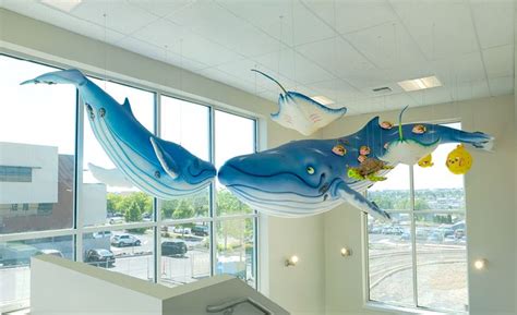 Latest Project Inflatable Whale Decoration Whale Hanging From