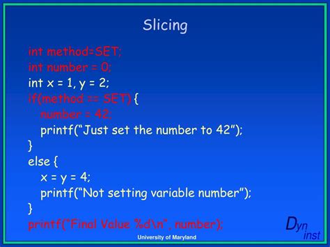 Ppt Static Slicing Of Binary Executables With Dyninst Powerpoint