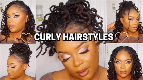 Tutorial 5 Easy Curly Dreadlocks Hairstyles Youtube