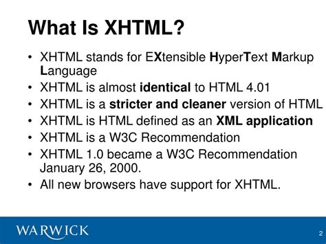 Ppt Xhtml Powerpoint Presentation Free Download Id3556032