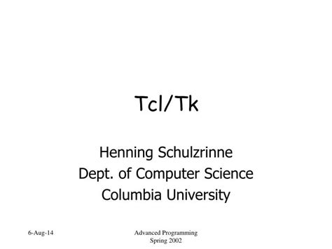 ppt tcl tk powerpoint presentation free download id 2954387