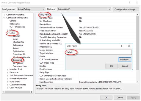 Net Vsu 2012 Entry Point Must Be Defined Stack Overflow