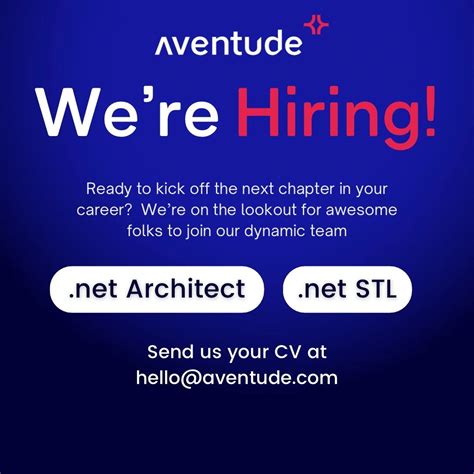 aventude on linkedin hiring dotnet techlead architect teamaventude