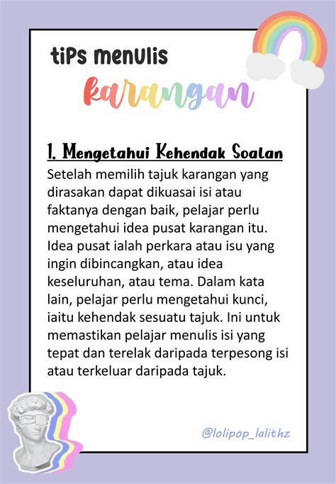 Solution Tips Menulis Karangan Studypool