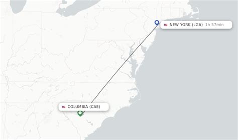 Direct Non Stop Flights From Columbia To New York Schedules