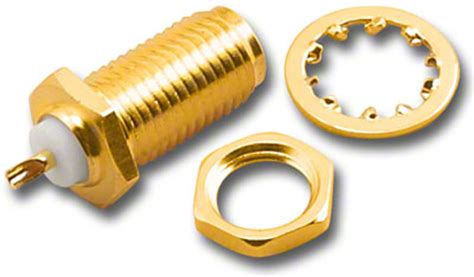 Sma Female Feed Through Bulkhead Receptacle Connector Sma 2761