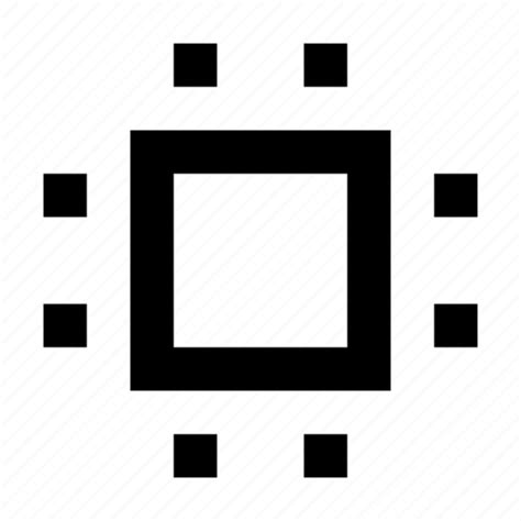 Chip Circuit Computer Integrated Memory Microprocessor Processor Icon Download On Iconfinder