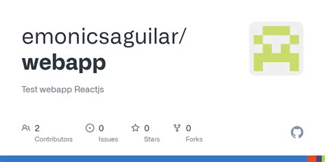 Github Emonicsaguilarwebapp Test Webapp Reactjs