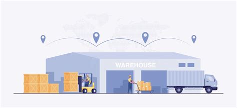 Warehouse Building Vector Art Icons And Graphics For Free Download