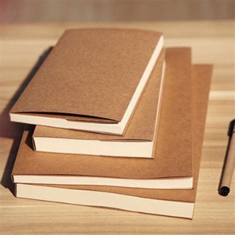 캘리그라피 무지 드로잉노트 드로잉연습 북 공책 무지일기장 다이어리 크로키북 드로잉북 크라프트 빈티지 A5노트 필기 연습공책 에이블리