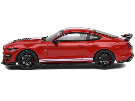 2020 Ford Mustang Shelby Gt500 Racing Red 143 Diecast Model By Solido