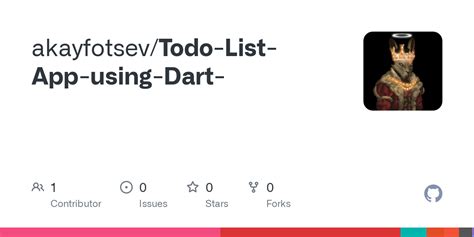 Github Akayfotsevtodo List App Using Dart