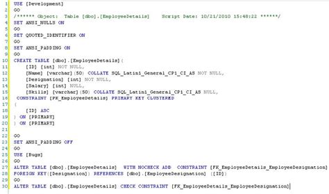 Sql Tips Ms Sql Copy Table With Data And Structure
