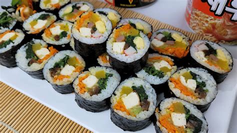 미국 마트에서 품절 대란 난 냉동김밥 레시피 Trader Joes Korean Frozen Gimbap Recipe Youtube