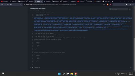 getting exception query failed to run by returning code of 401 r github