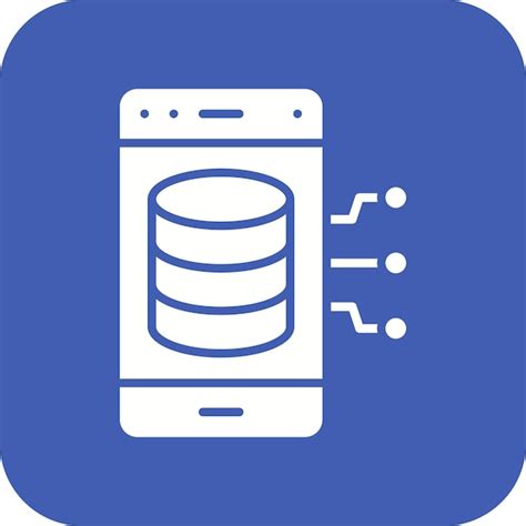 Premium Vector Smartphone Database Vector Icon Can Be Used For Web Hosting Iconset