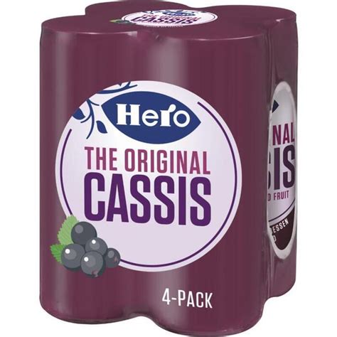 Hero Cassis The Original 250 Ml 4 × 250ml