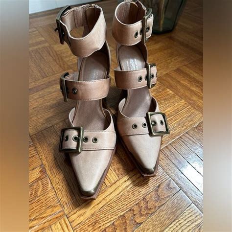 Jeffrey Campbell X Free People Heels Cutout Boots Suede Peep Toe