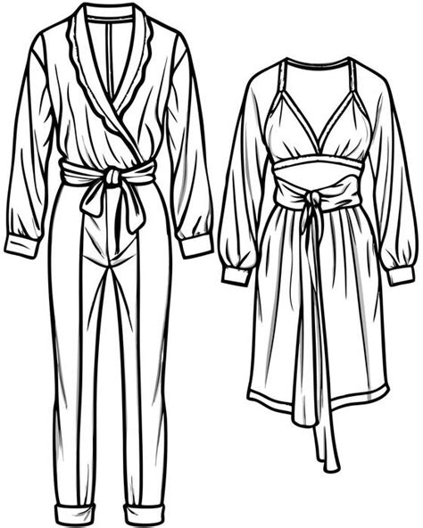 Clothing Line Drawing Vector Art Icons And Graphics For Free Download