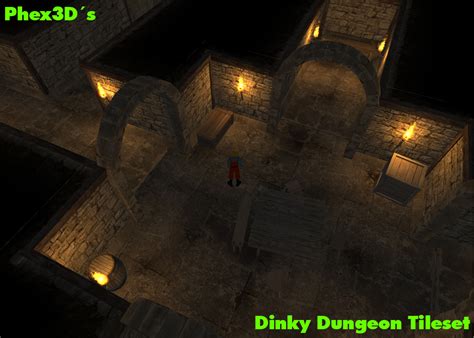 The Dinky Dungeon Tileset Medieval Rpg Mmo Asset Pack