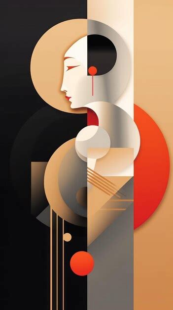 Premium Ai Image Monochromatic Shapes A Contemporary Abstract Composition Generative Ai