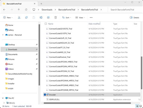 Install Barcode Fonts On Windows
