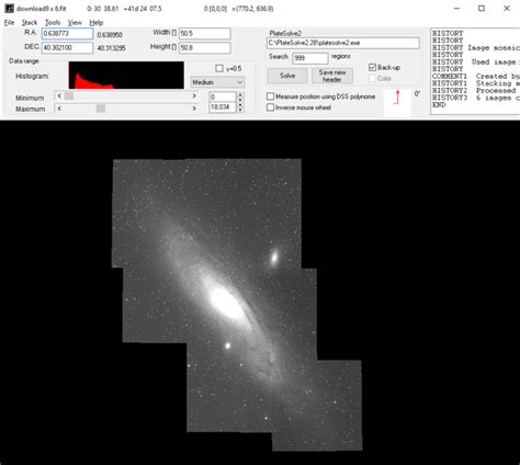 Astap Stacking And Plate Solving Software Updates Astronomy Technology Today