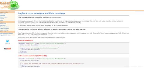 logback configuration error detected logback问题解决汇总 logback