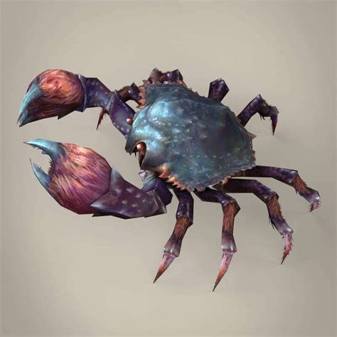 Crab 3d Model By 3dseller