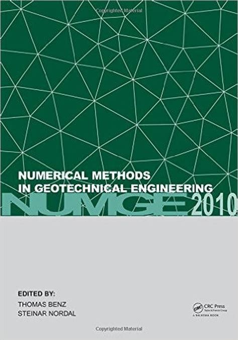 Buy Numerical Methods In Geotechnical Engineering Numge 2010 Book Online At Low Prices In