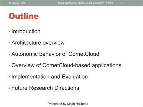 Cloud Computing Principles And Paradigms 10 Comet Cloud An Autonomic